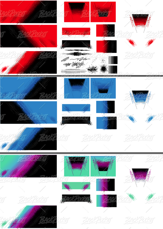 Paint Marker Fade Wrap Design Pack | Graffiti Tag & Lightning Bolt ...
