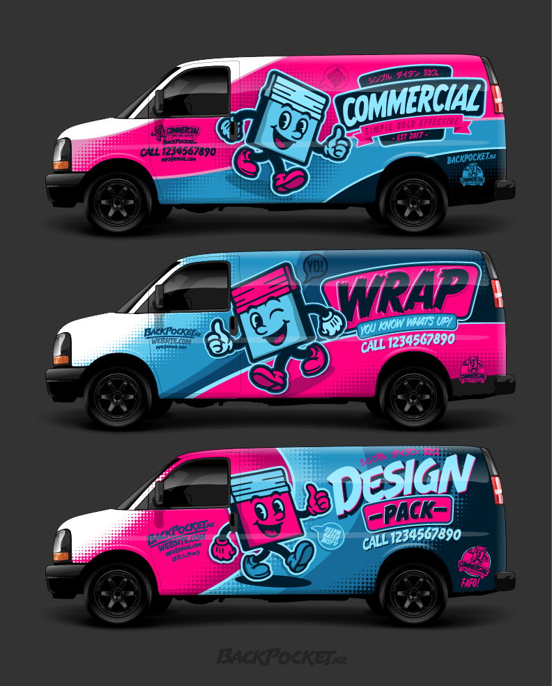 Commercial Wrap Design Pack 6 – BackPocket