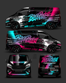 Commercial Vehicle Wrap Design Pack 15 - Bold Colour Fade Graphics ...