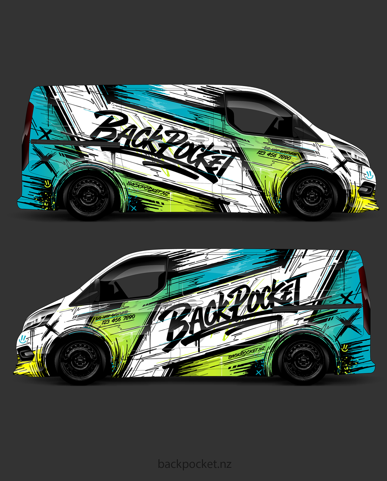 Wrap Design Van Pack 97 – BackPocket