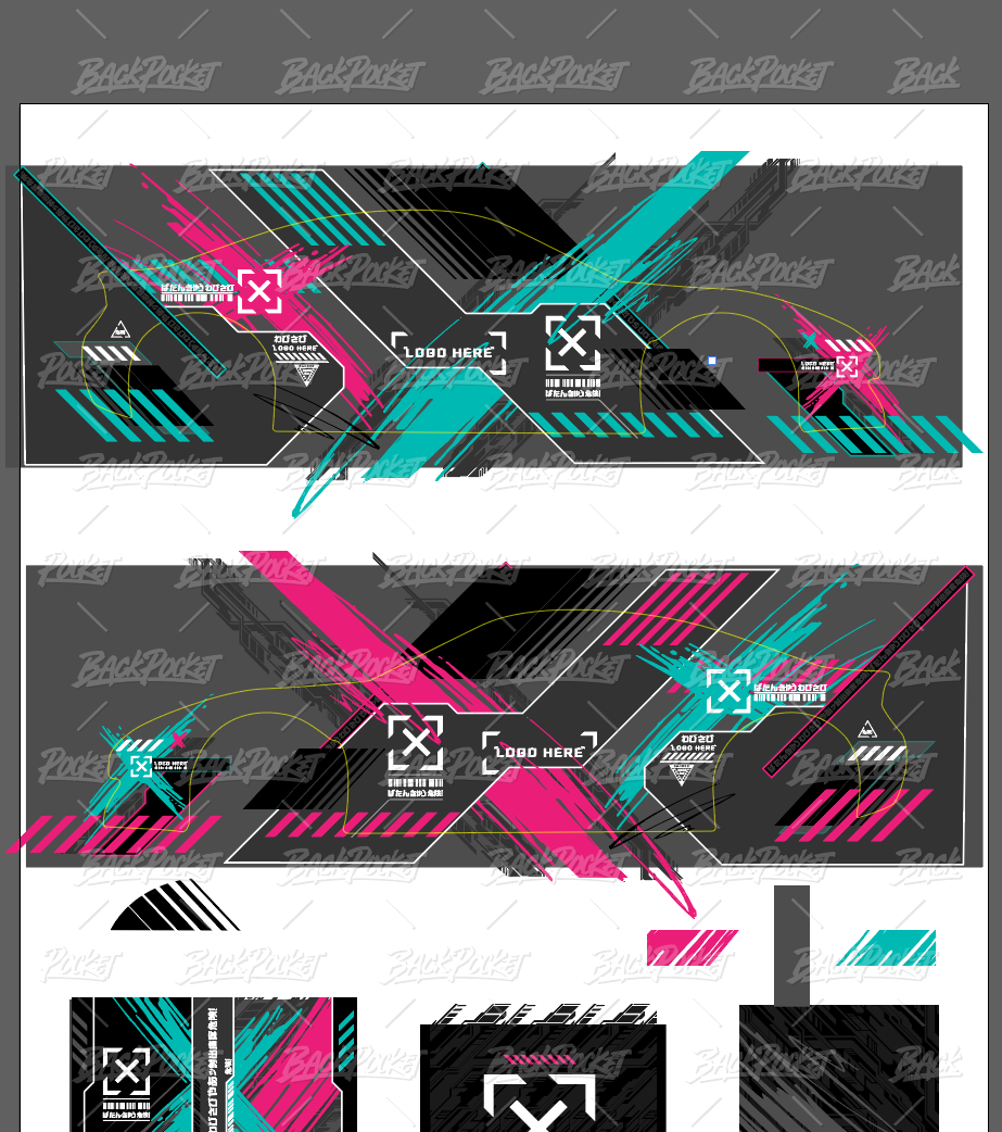 Wrap Design Pack 49 – BackPocket